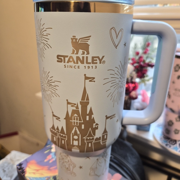 Stanley | Accessories | Stanley Castle Design Mug In White And Gold ...